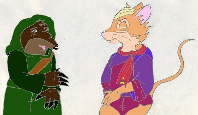 Мартин и Грумм - Фанарт - Аббатство Рэдволл